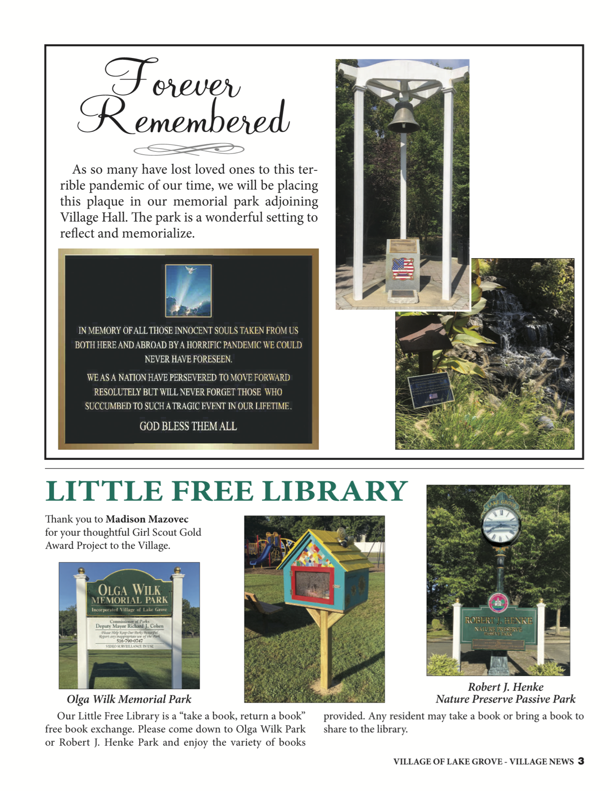 Parks and Recreation | Village of Lake Grove